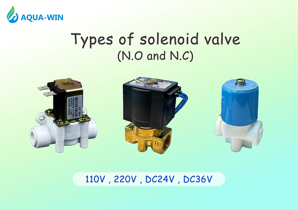 Types of solenoid valve (N.O and N.C)【AQUA-WIN】
